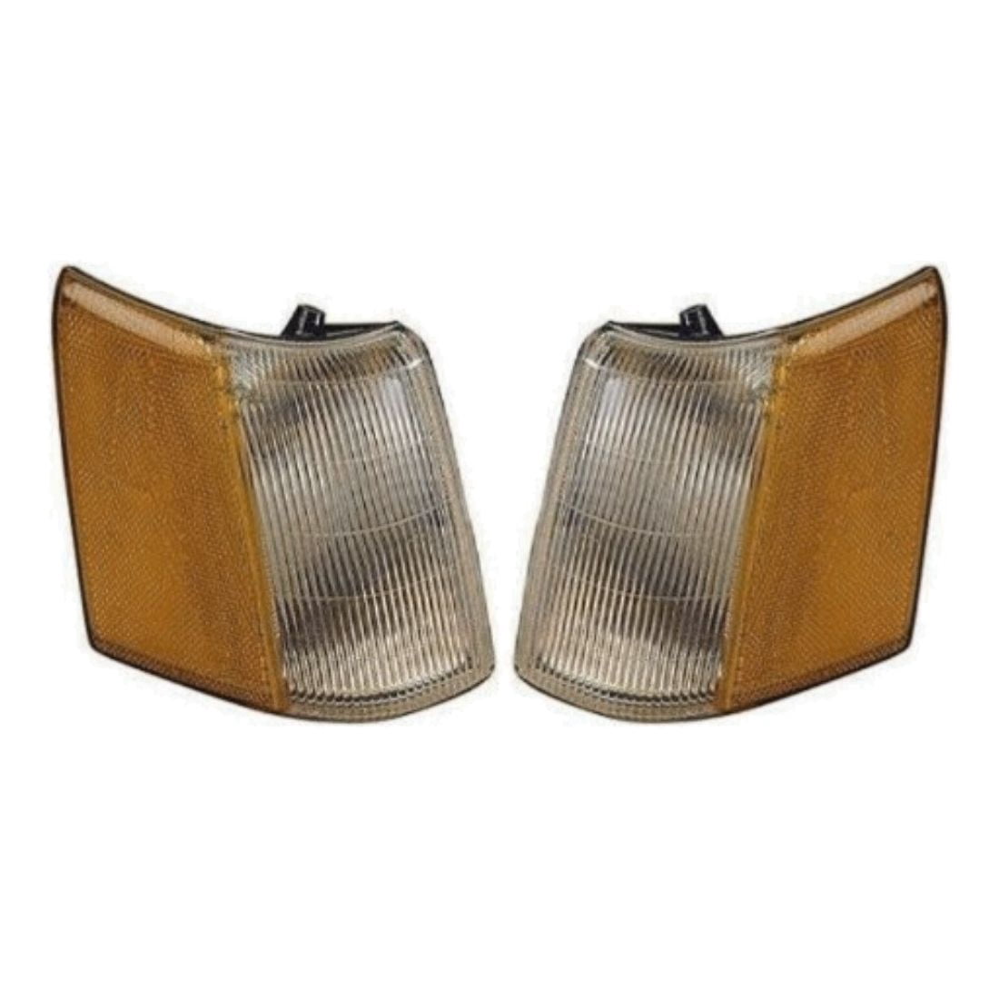 Nee Haoww 2-Piece Signal Light Set with Clear & Amber Plastic Lens ...