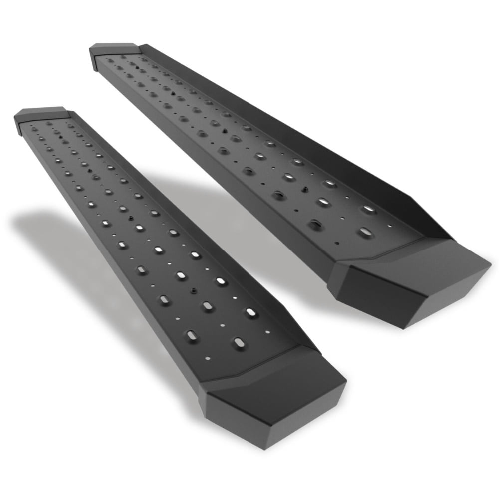 Nee Haoww 2-Piece Step Bar Running Board Set - Rectangular Black E ...