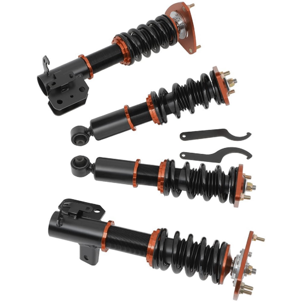 Nee Haoww 2-Piece Suspension Shock Absorber Strut and Spring Set with Red Coilovers - Walmart.com