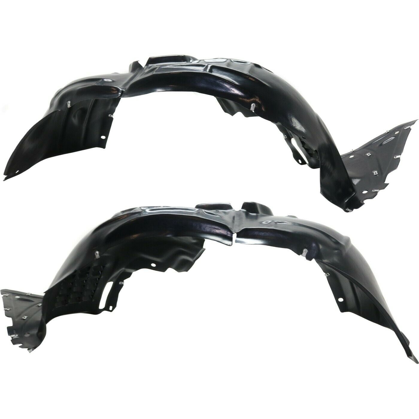 Nee Haoww 2-Piece Wheel Liner Set - Front Left and Right Side Plastic ...