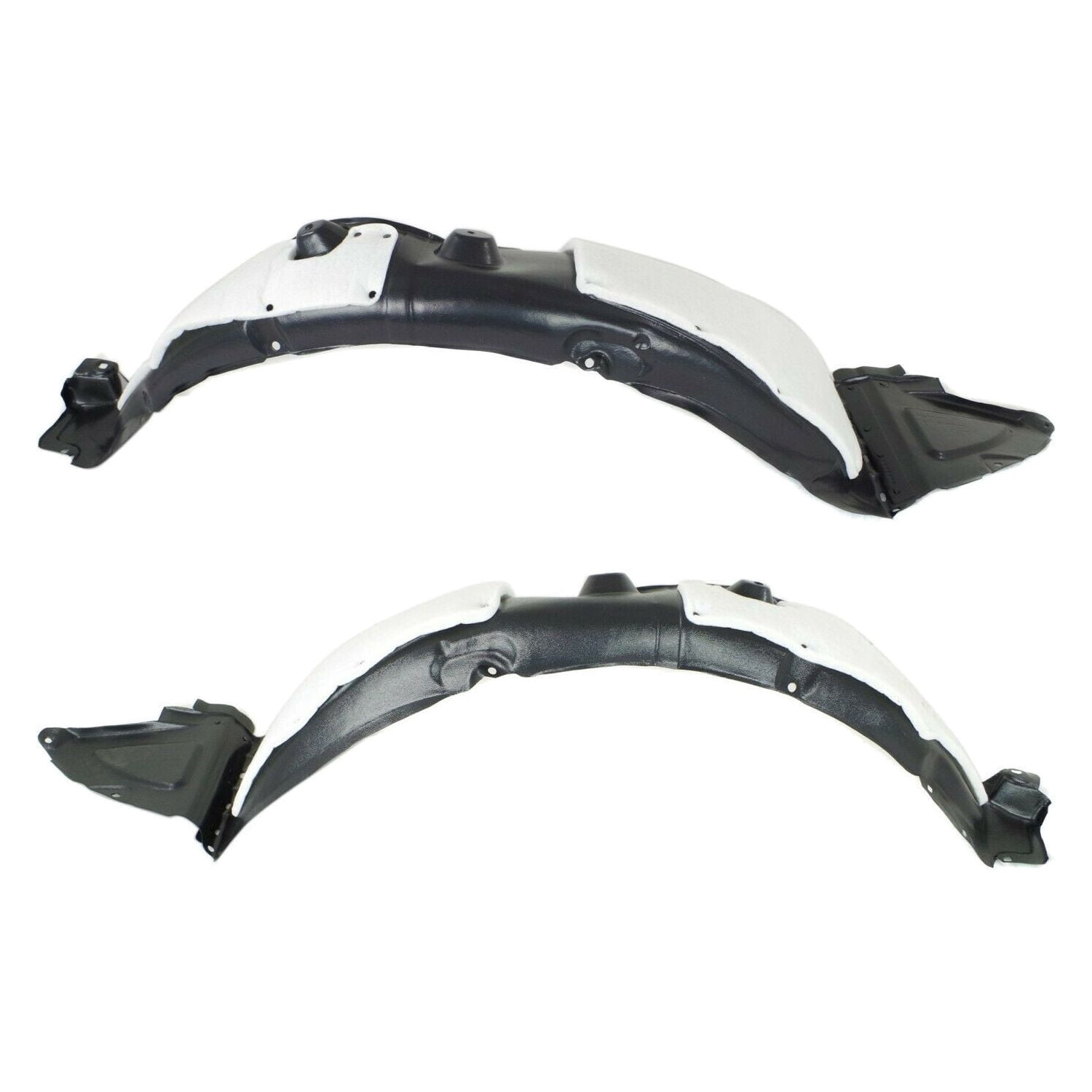 Nee Haoww 2-Piece Wheel Liner Set with Insulation Foam - Front Left and ...