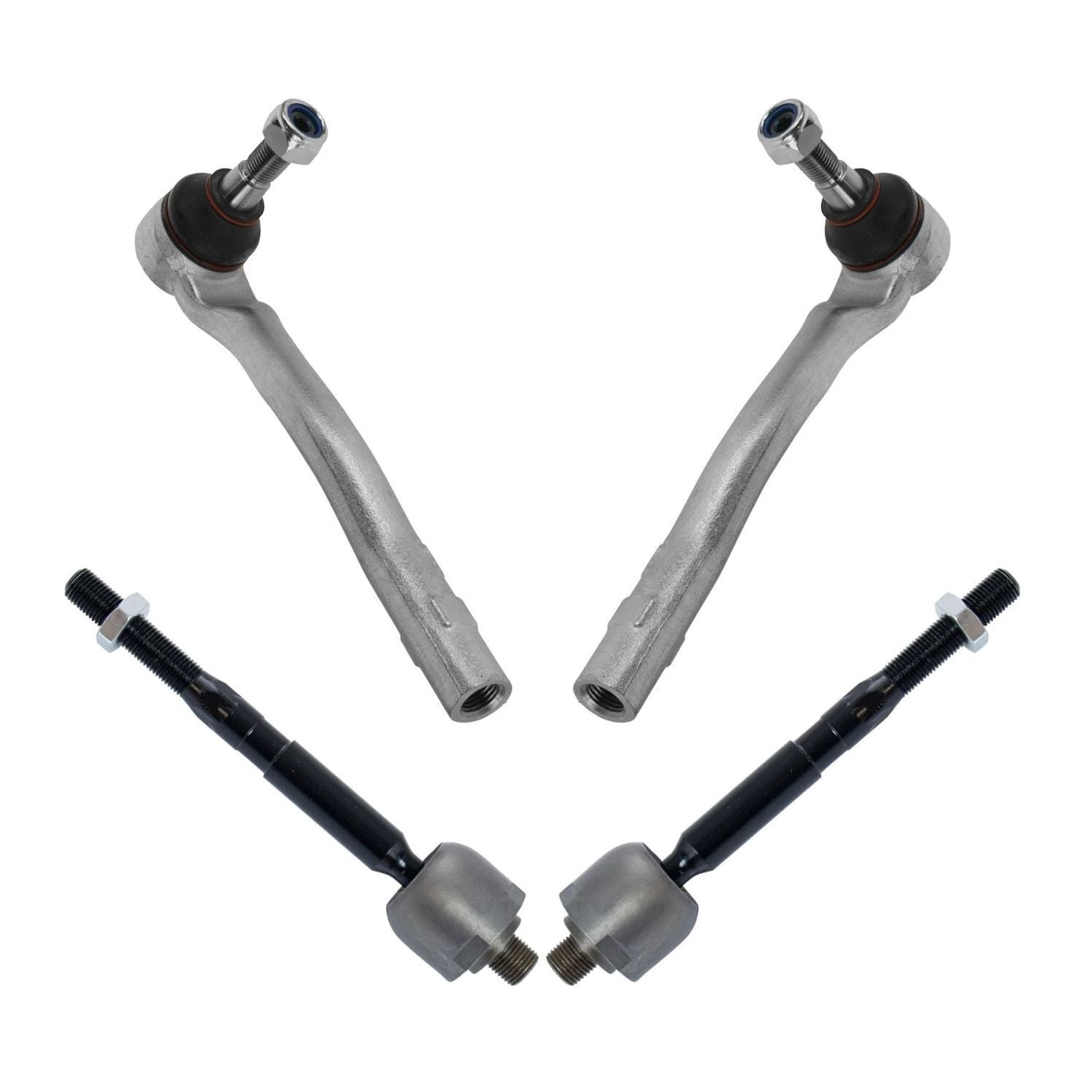 Nee Haoww 4-Piece Front Inner Outer Tie Rods Suspension Kit - Left ...