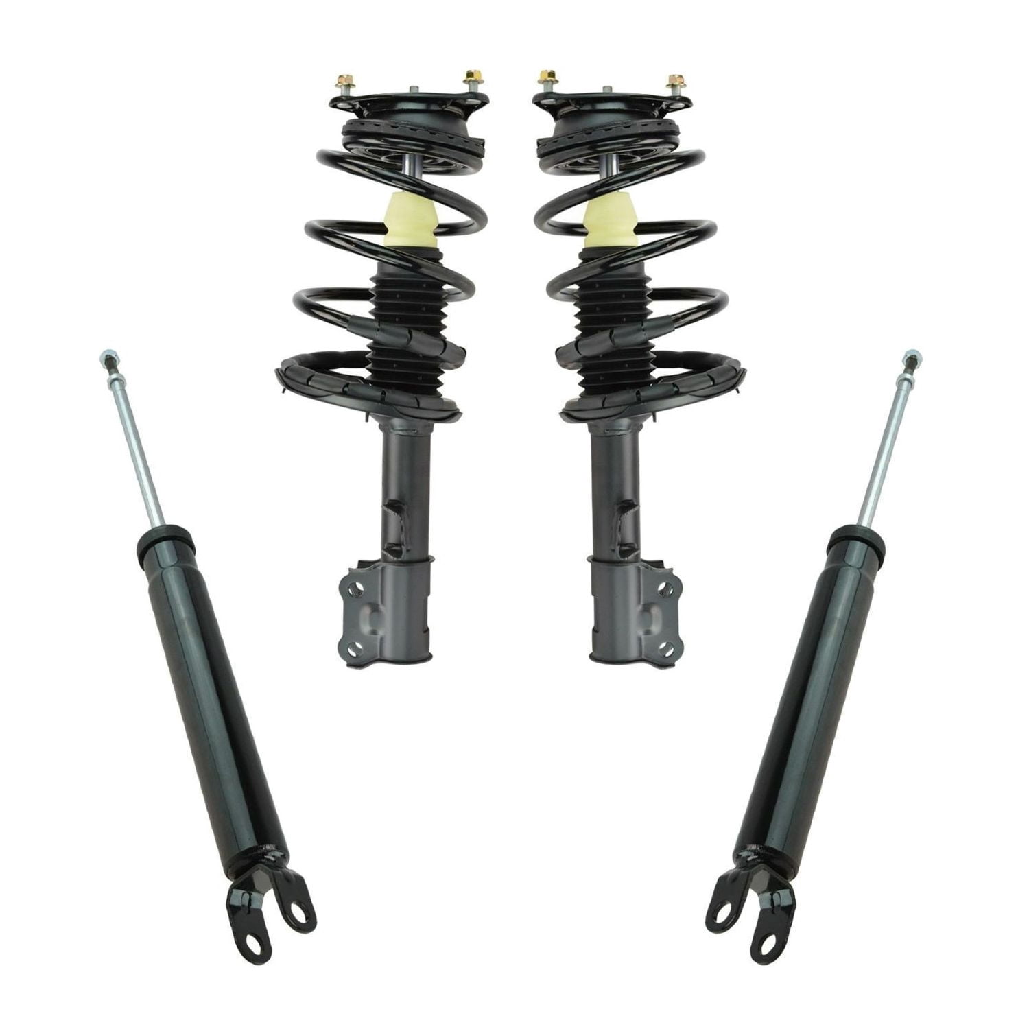 Nee Haoww 4-Piece Front Rear Side Strut and Springs Assembly Shock ...