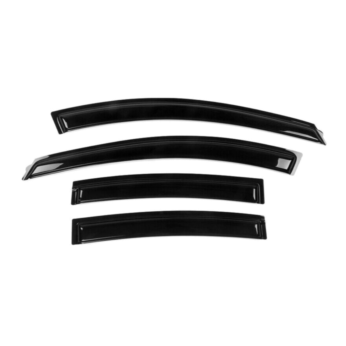 Nee Haoww 4-Piece Sun Rain Deflector Window Visor Set - Front & Rear ...