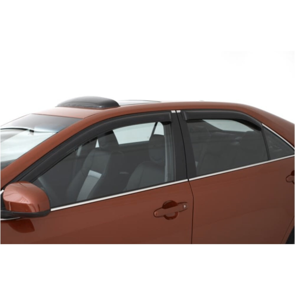 Nee Haoww 4-Piece Sun Rain Guard Window Visor - Outside Mount Channel ...
