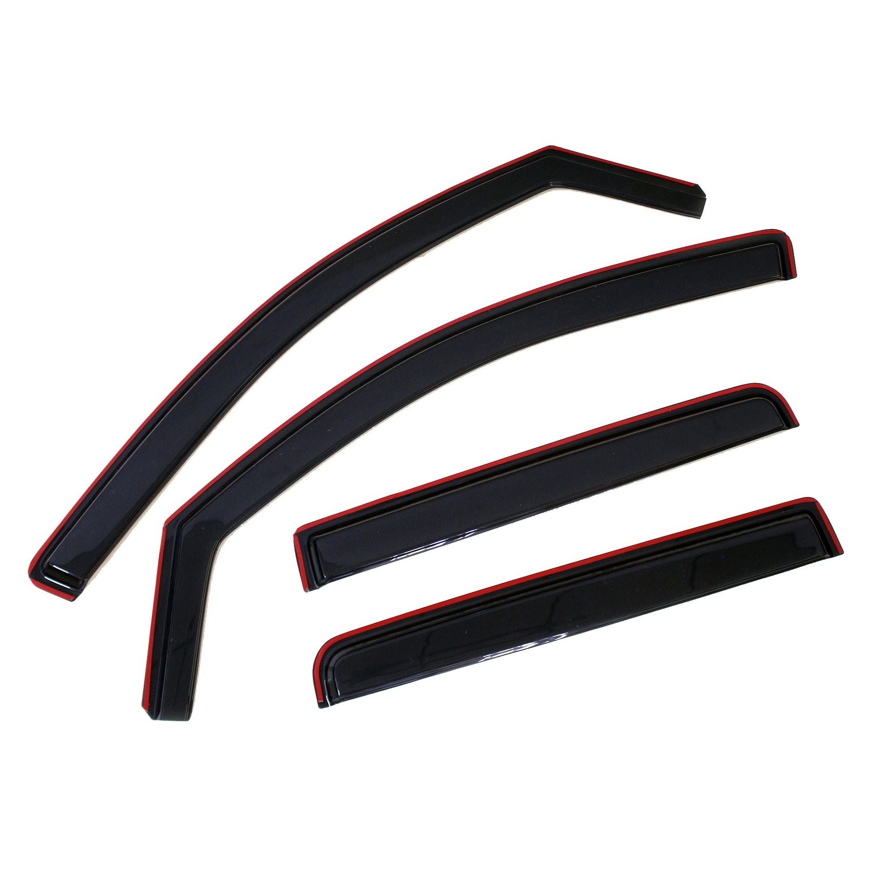 Nee Haoww 4-Piece Sun Rain Wind Deflectors Door Window Visors - In ...
