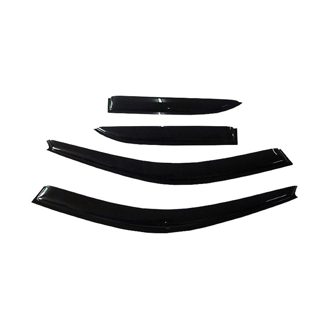 Nee Haoww 4-Piece Sun Rain Wind Deflectors Door Window Visors Outside ...