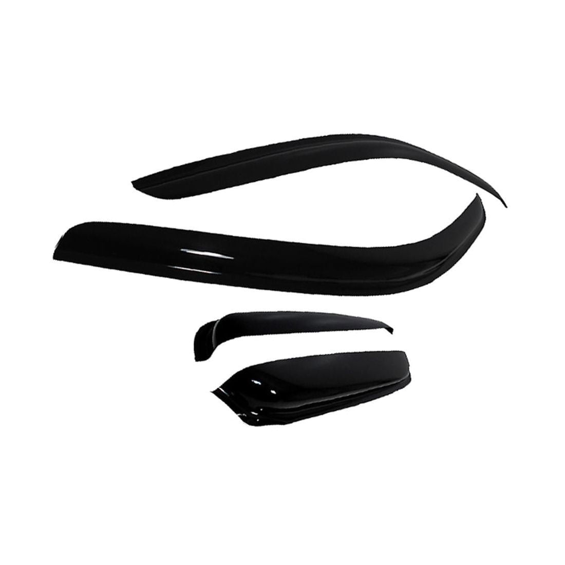 Nee Haoww 4-Piece Sun Rain Wind Deflectors Door Window Visors Outside ...