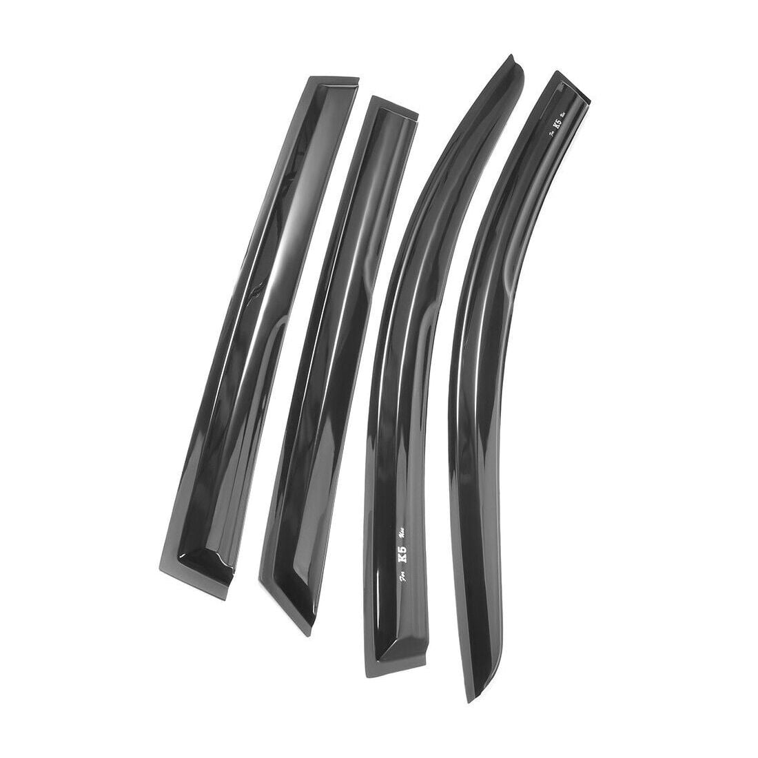 Nee Haoww 4-Piece Sun Rain Wind Deflectors Door Window Visors Outside ...
