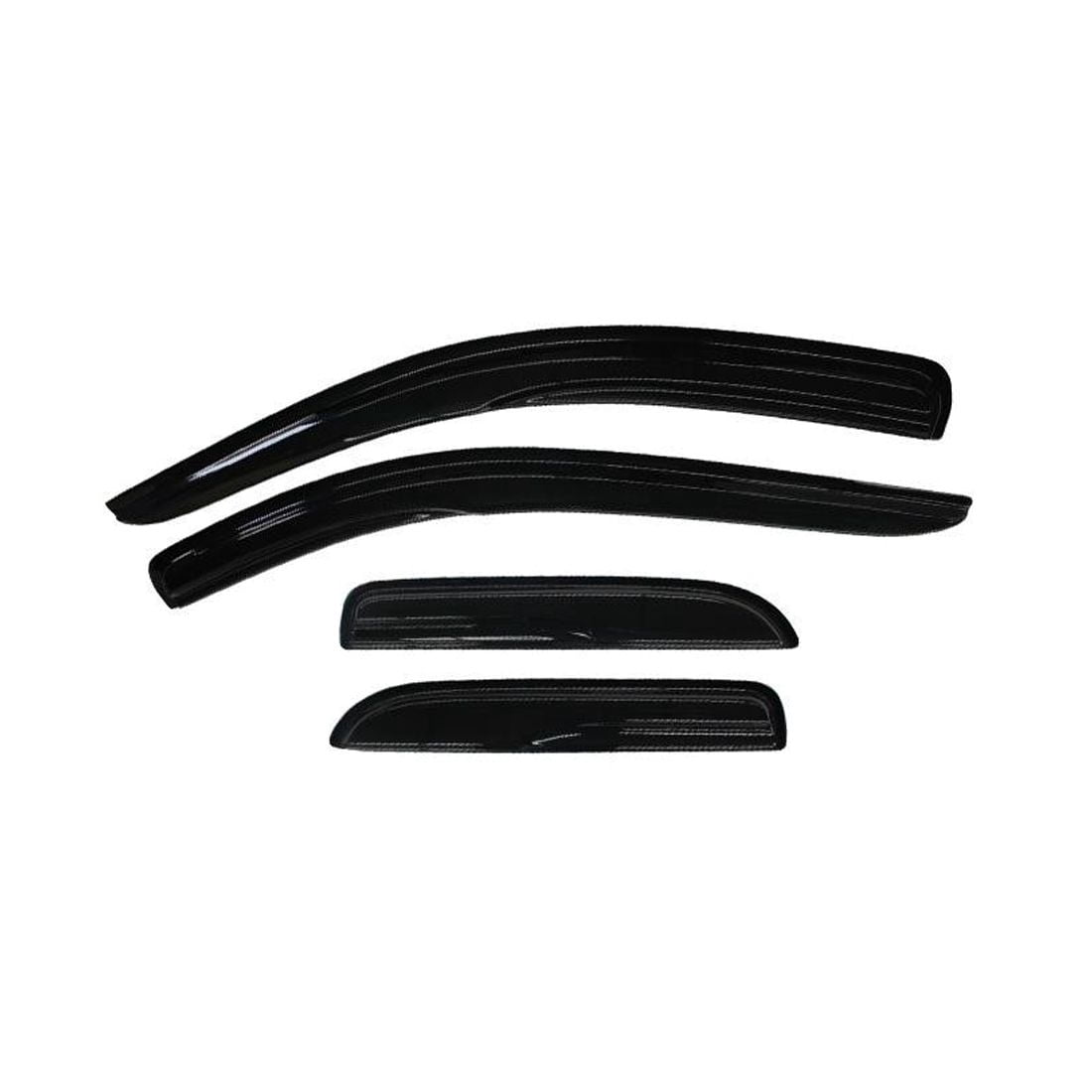 Nee Haoww 4-Piece Sun Rain Wind Deflectors Door Window Visors Outside ...
