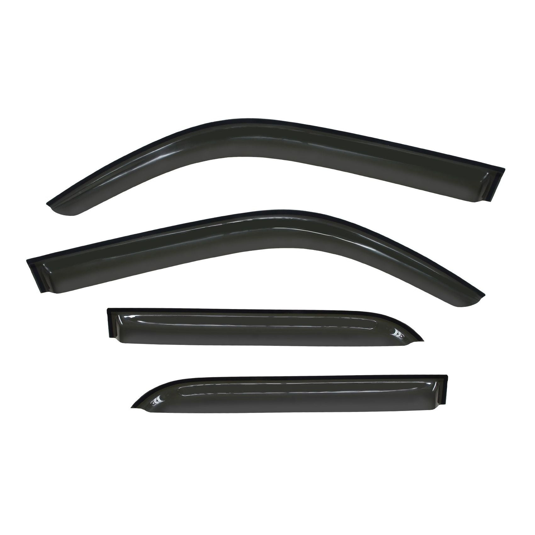 Nee Haoww 4-Piece Sun Rain Wind Deflectors Door Window Visors - Outside ...