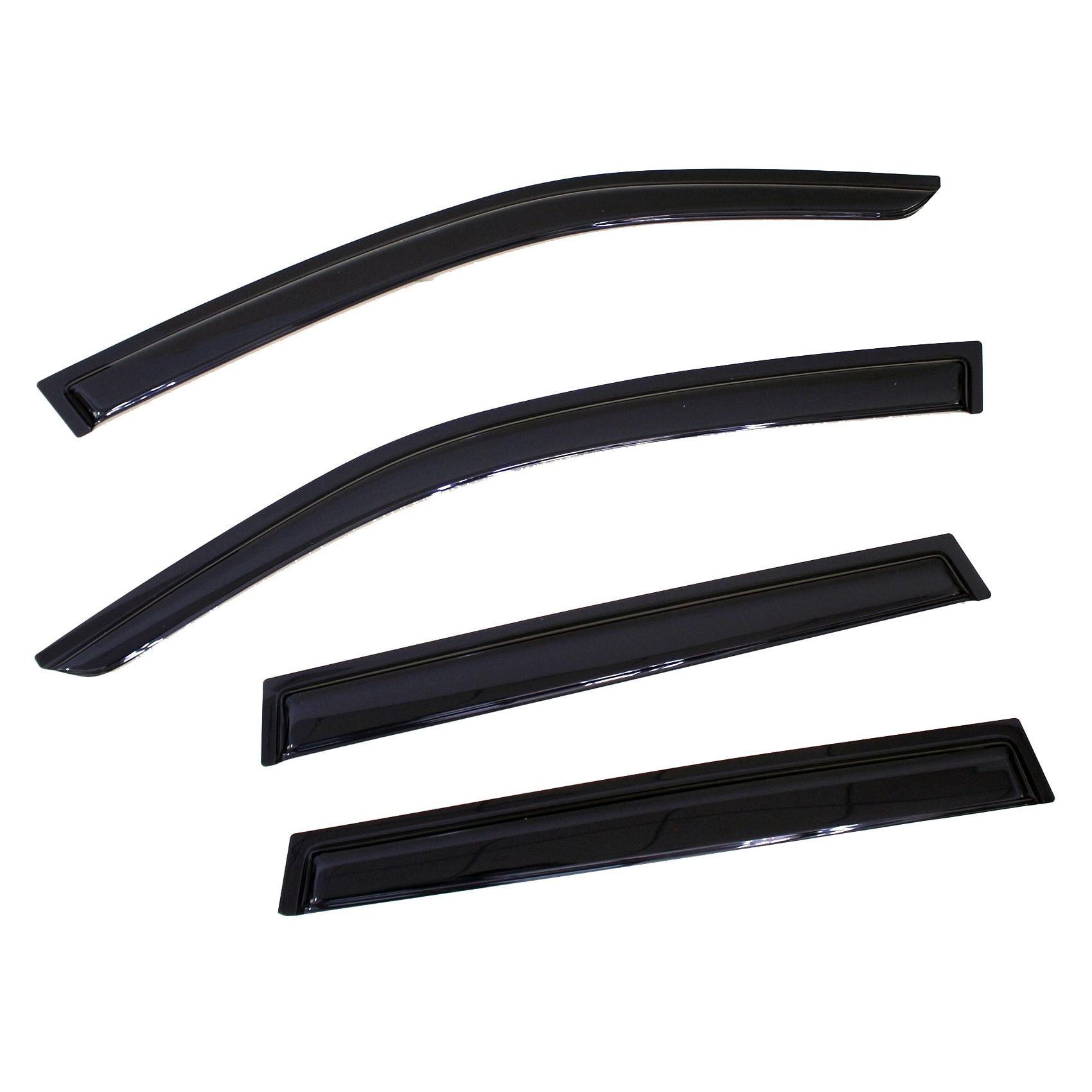 Nee Haoww 4pcs Sun Rain Wind Deflectors Door Window Visors Outside ...