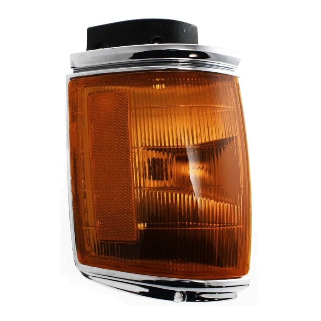 Nee Haoww Chrome Parking Light Left Side Amber Lens with Bulb Assembly ...