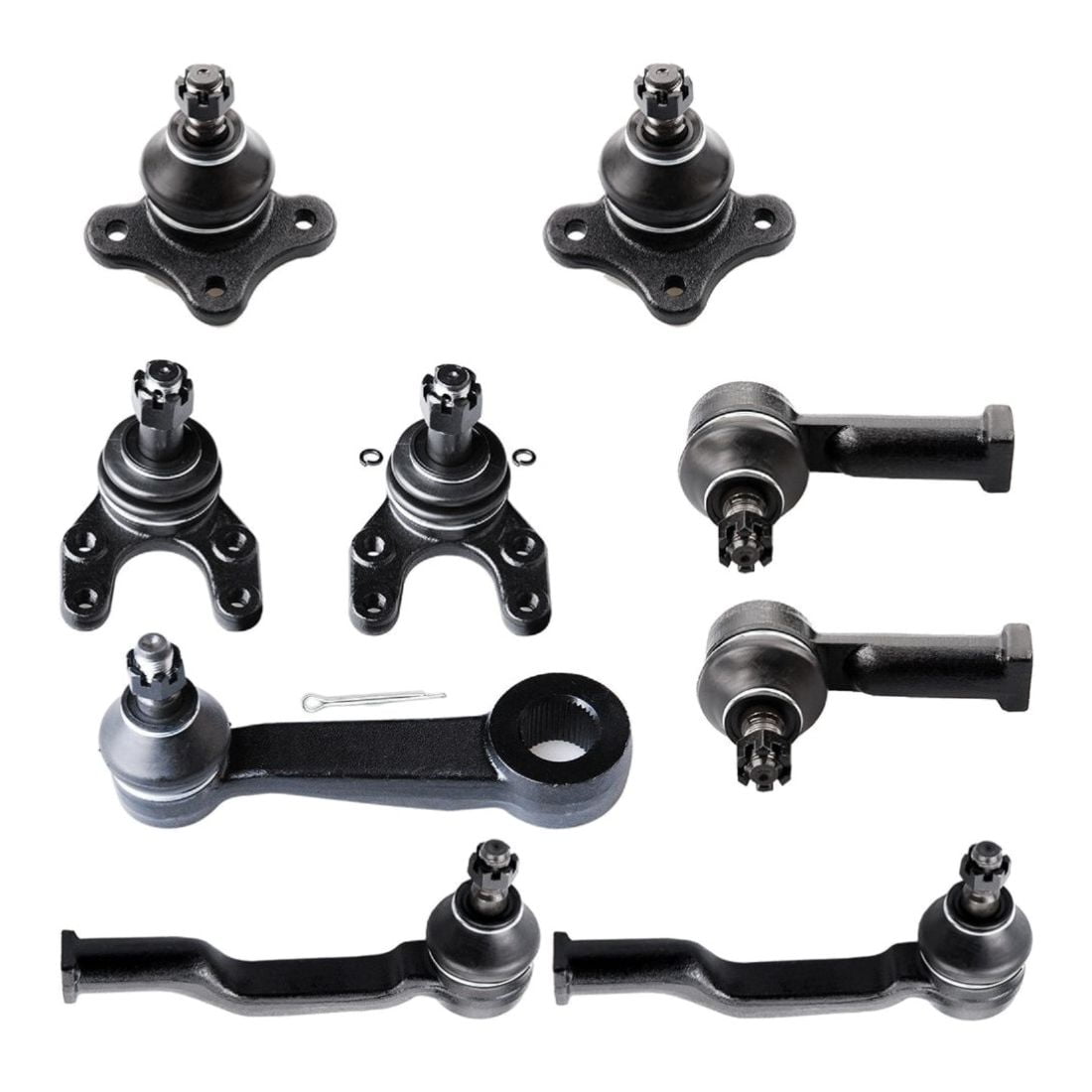 Nee Haoww Complete Front Suspension Kit - 8-Piece Ball Joint and Tie ...