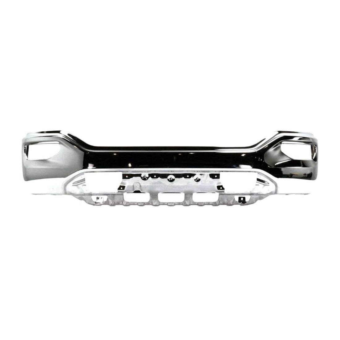 Nee Haoww Front Chrome Steel Bumper Cover Without Sensors or Park ...