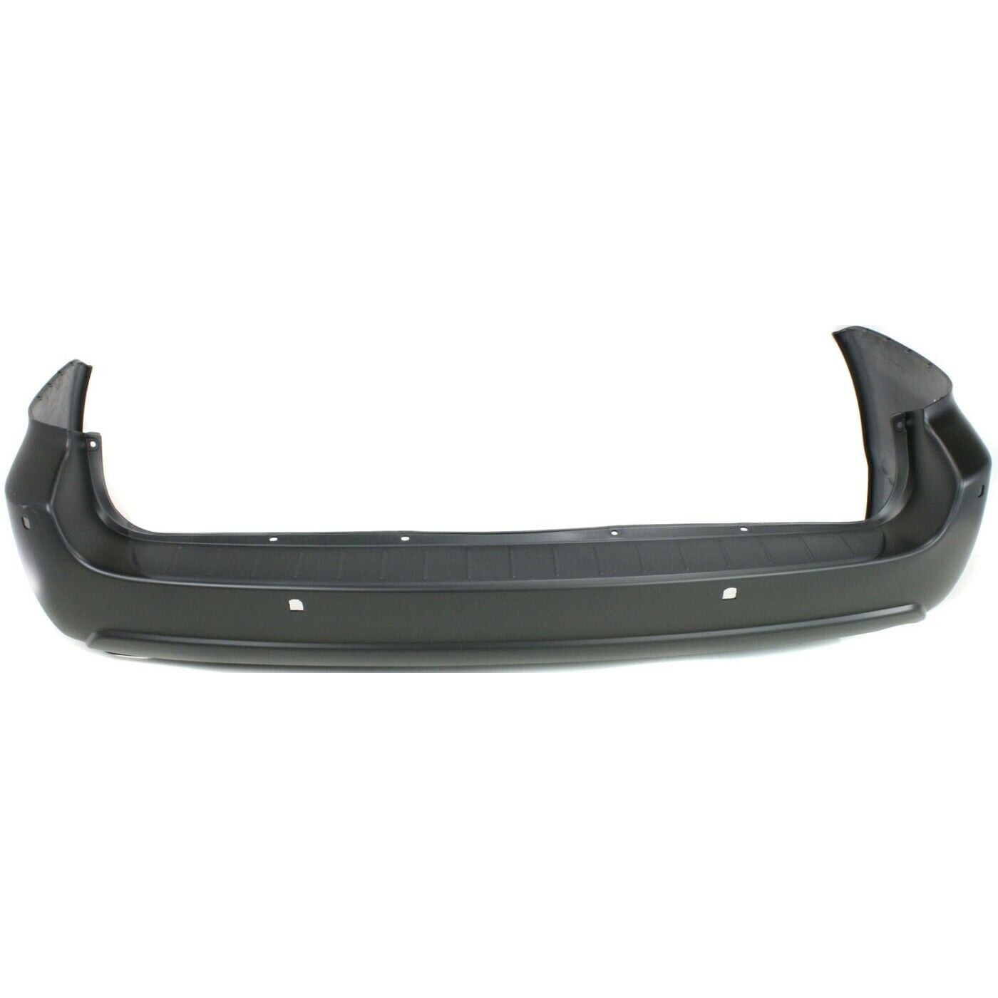 Nee Haoww Primed Plastic Rear Bumper Cover with Park Sensor Holes for ...