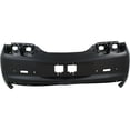 Nee Haoww Rear Primed Plastic Bumper Cover with Parking Sensor Holes ...
