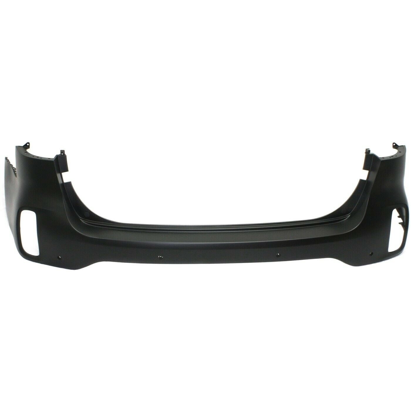 Nee Haoww Rear Upper Primed Plastic Bumper Cover with Sensor Hole ...