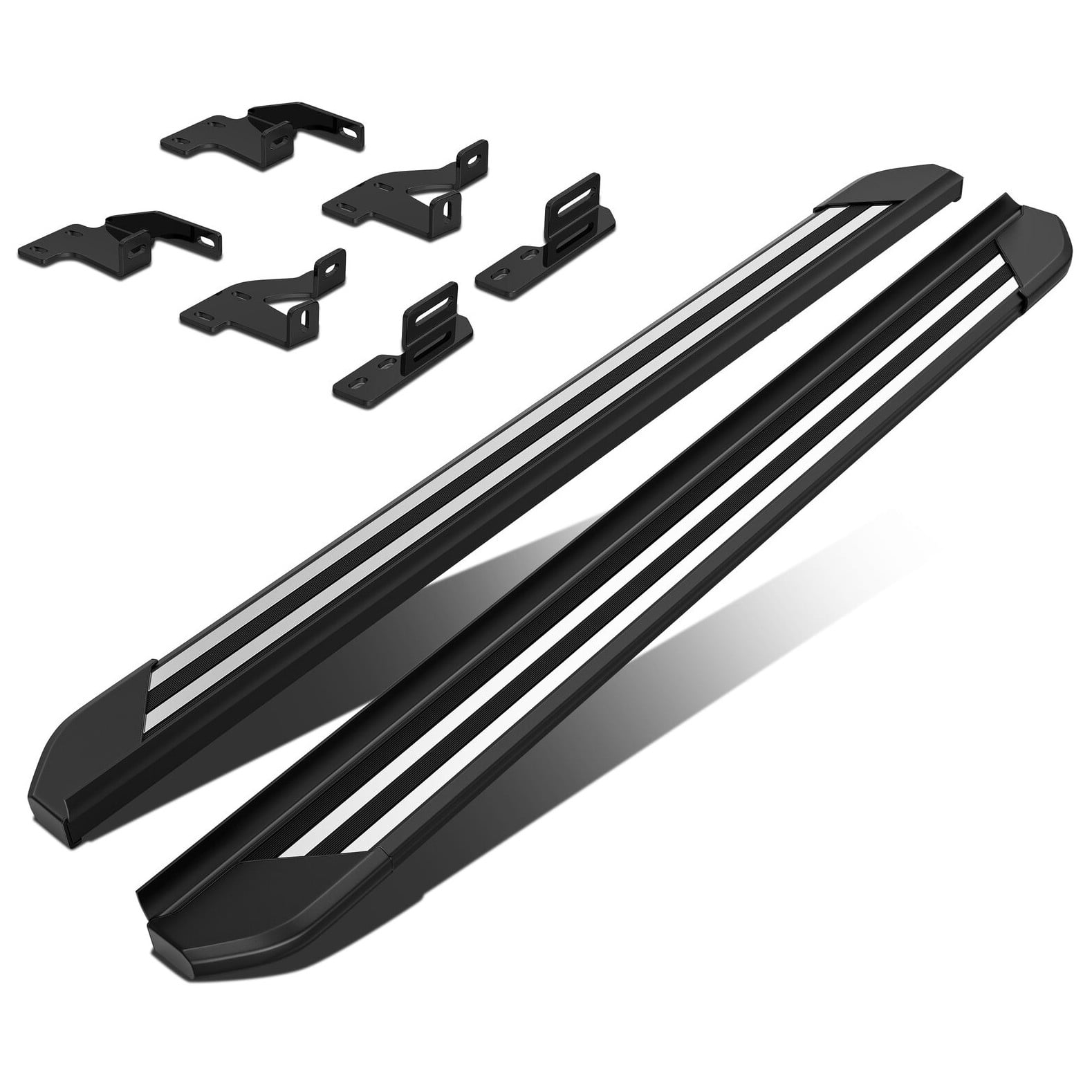 Nee Haoww Set of 2 4-Inch Running Boards Side Steps Bars Left Right ABS ...