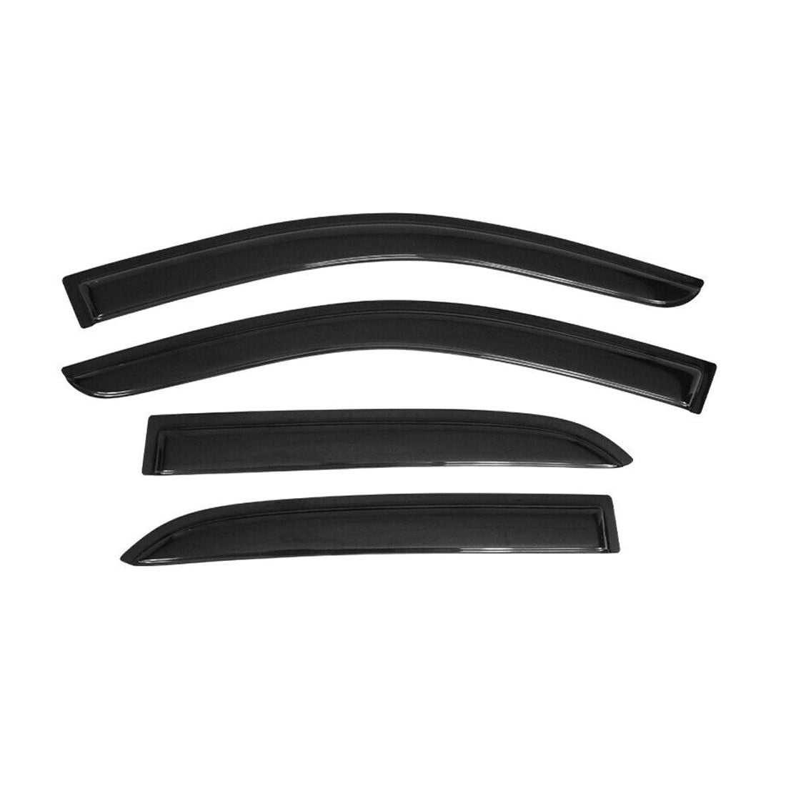 Nee Haoww Window Visors Rain Sun Guard Vent 4-Piece Set Acrylic Smoke ...