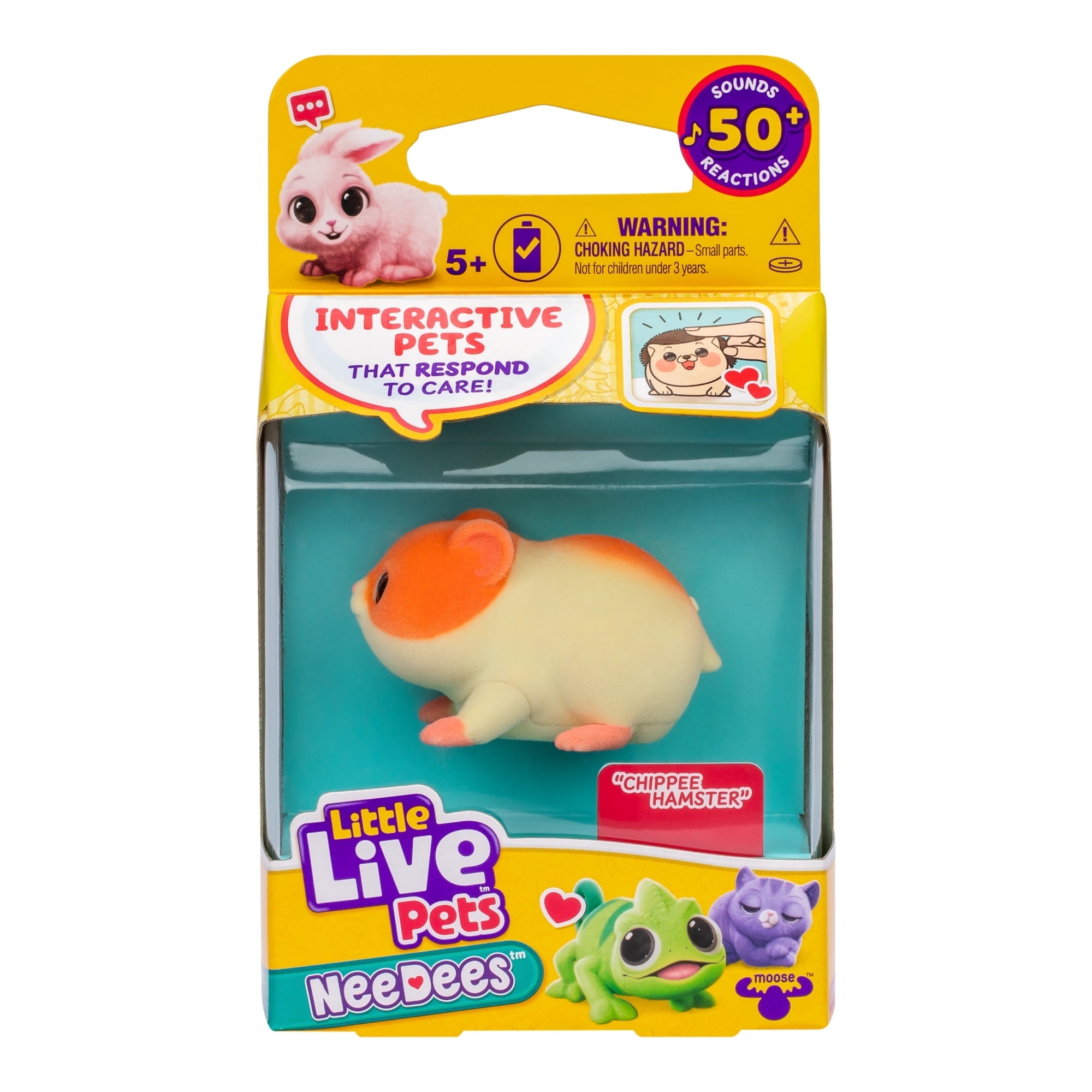 NeeDees By Little Live Pets, Electric Miniature Pet Toy, Chippee ...
