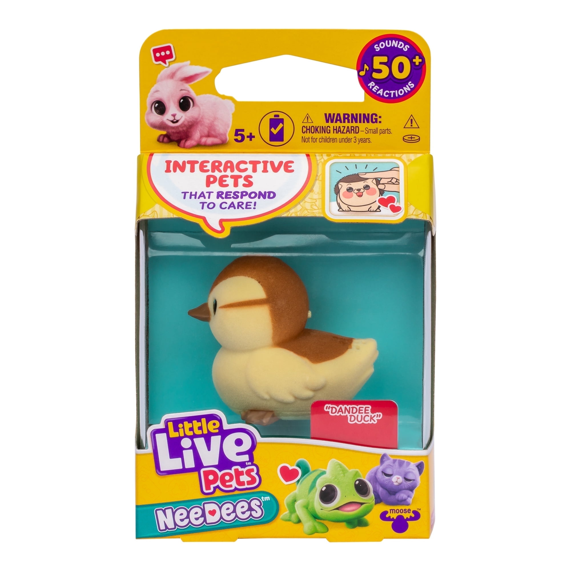 NeeDees By Little Live Pets, Electric Miniature Pet Toy, Dandee Duck ...