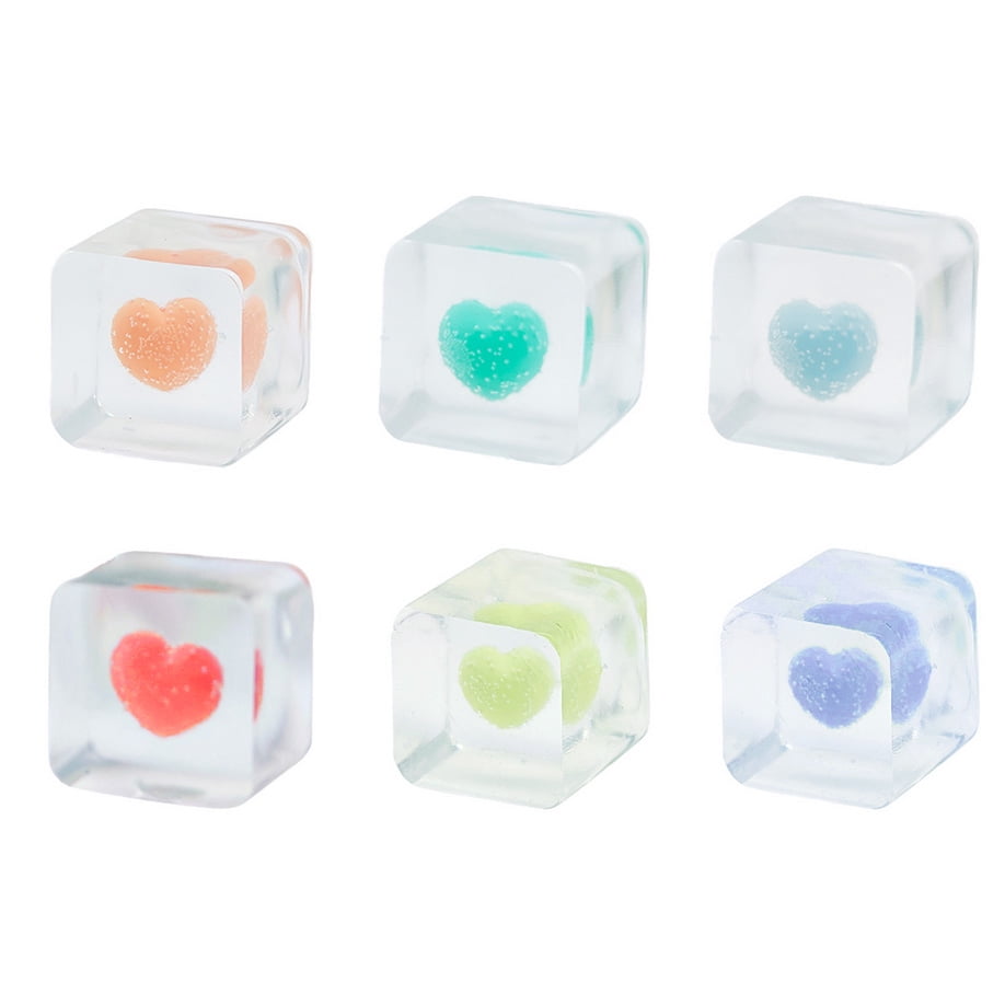NeeDo Nice Cube, 3D Heart-inlay Satisfying Square Shaped Sensory Toy ...