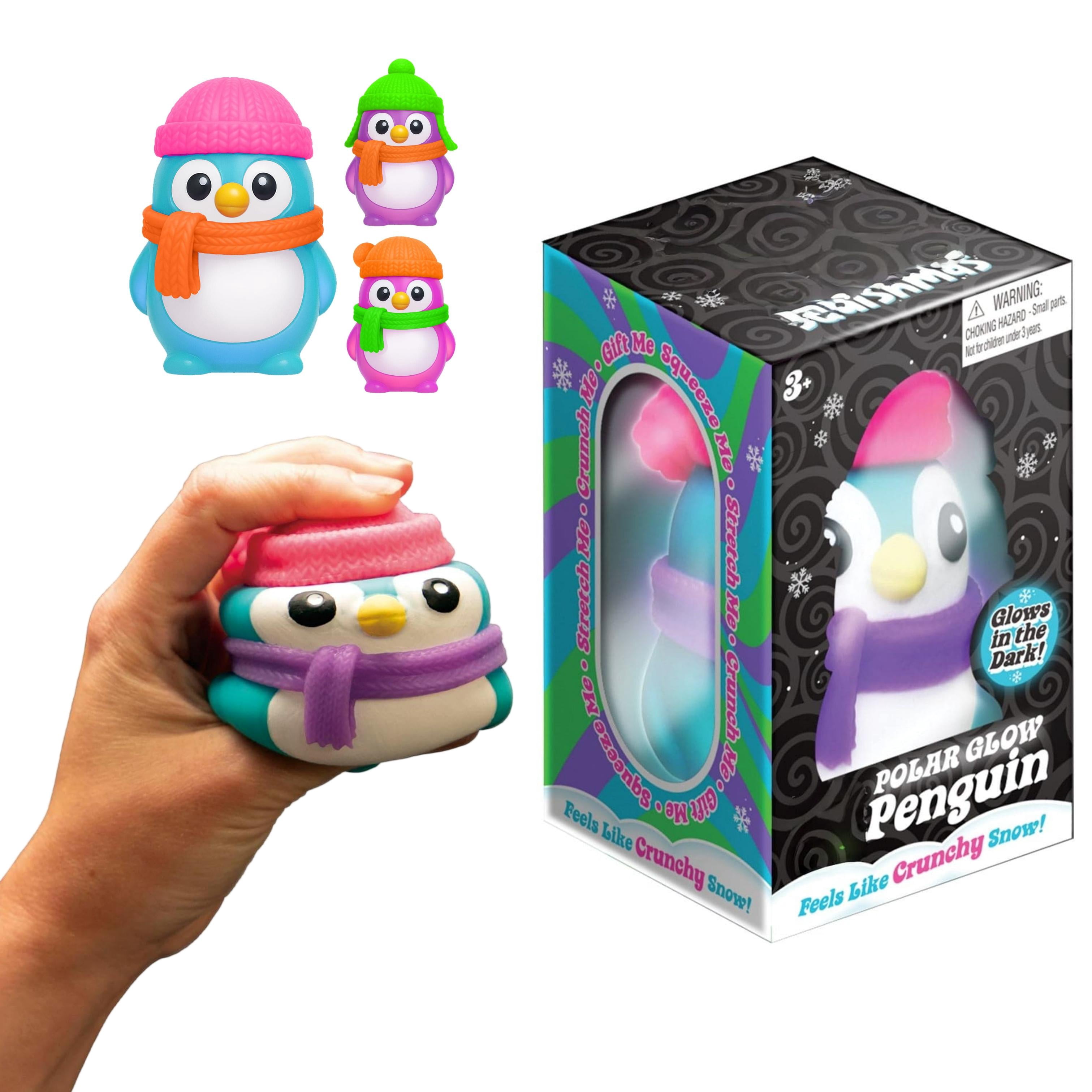 NeeDo Polar Penguin Stress Balls - Pack of 3, 3" Penguin Squeeze ...