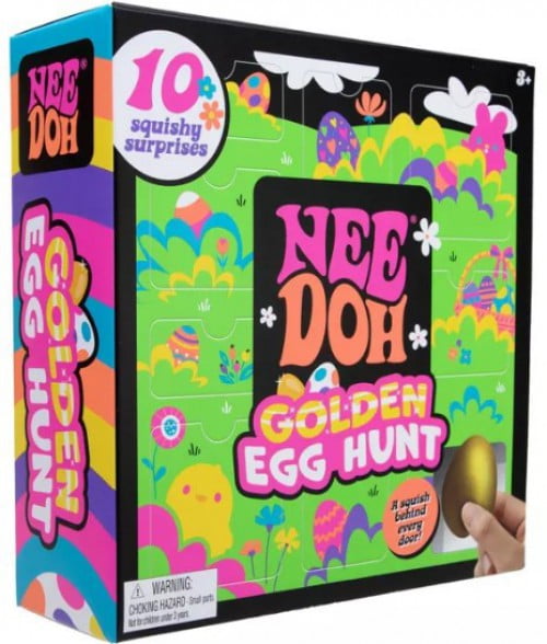 NeeDoh 2025 Easter Golden Egg Hunt Mystery 10-Pack (10 Squishy ...