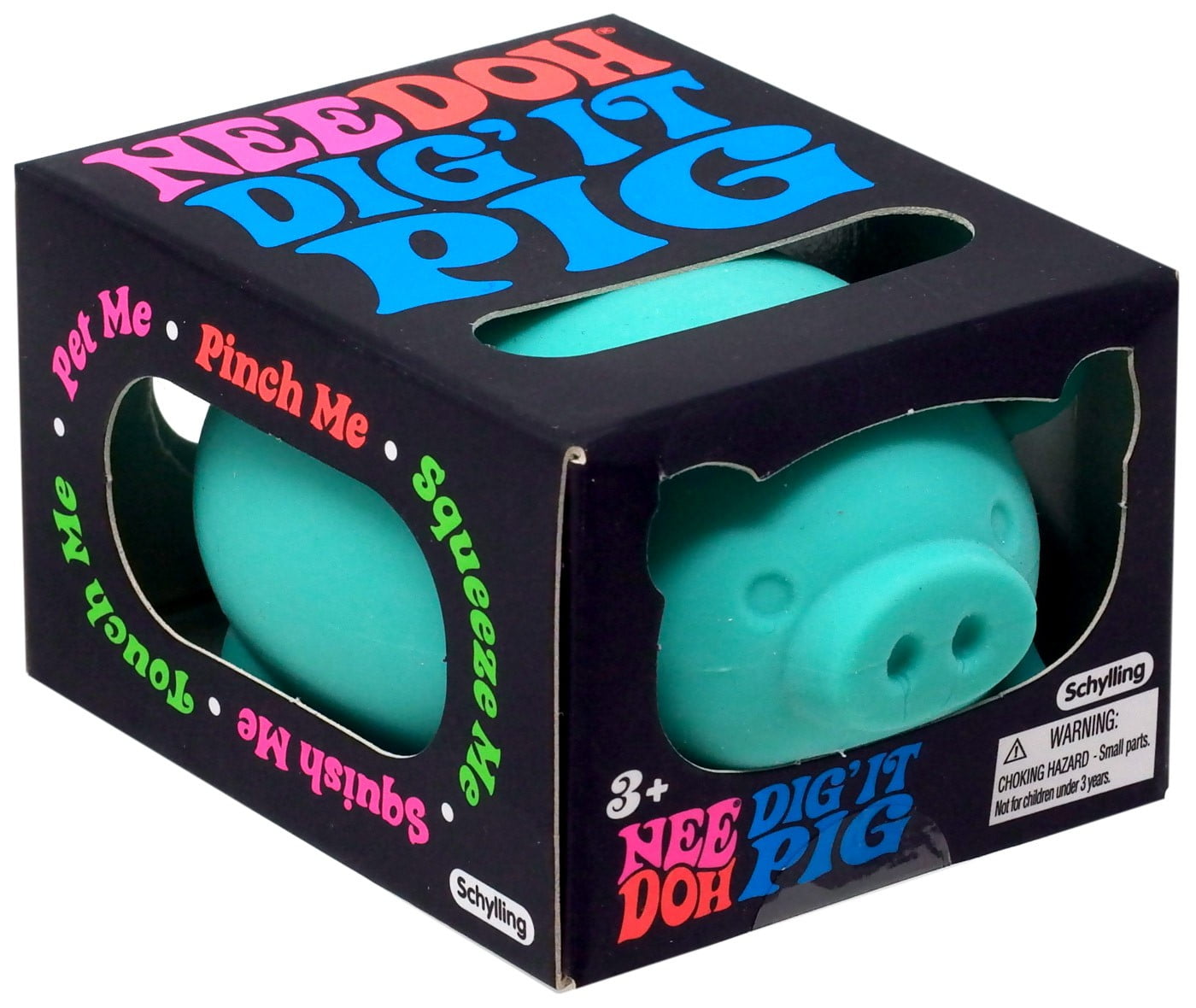 Schylling NeeDoh Dig It Pig Stress Ball, Teal - Preschool Classroom ...