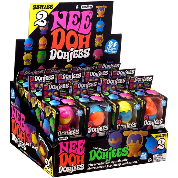 NeeDoh Dohjees Series 2 Mystery Box (24 Packs) - Walmart.com