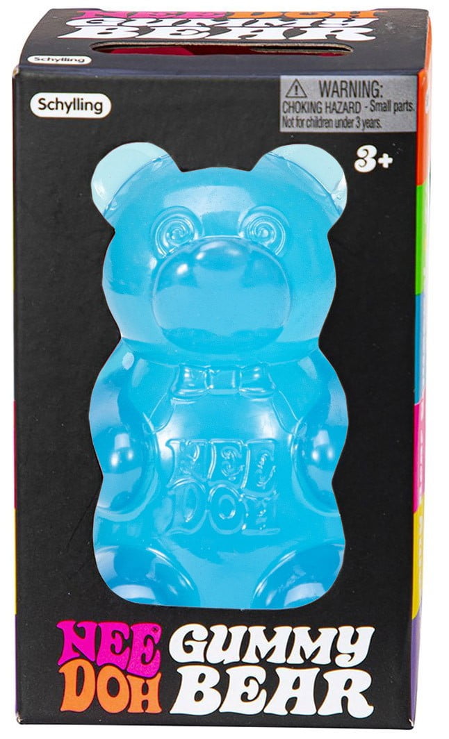 NeeDoh Blue Gummy Bear Stress Ball for Preschool Classroom Fun ...