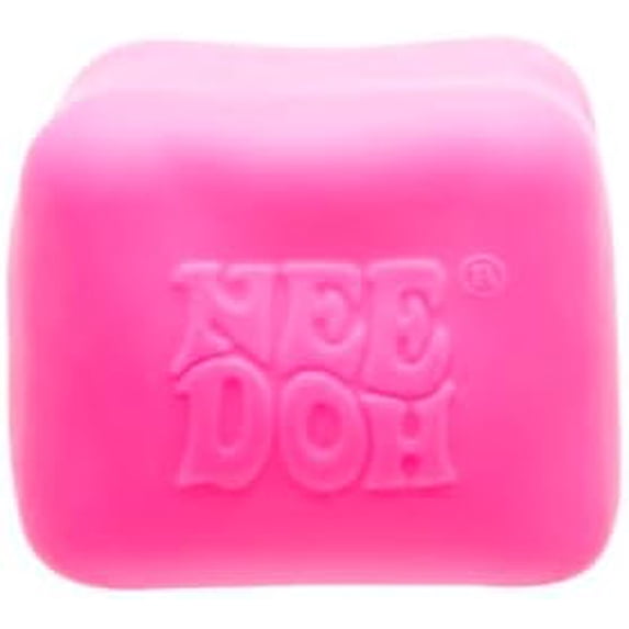 NeeDoh Nice Cube Glow - Pink Glow Nice Cube, 1ct - Walmart.com