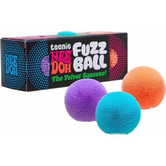 Teenie Nee Doh Fuzz Ball 3-Pack - Walmart.com