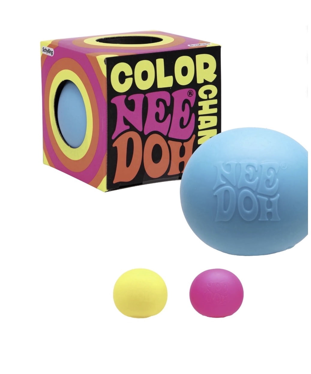 NeeDoh The Groovy Glob Color Change Fidget Stress Ball, Random Color (1 ...