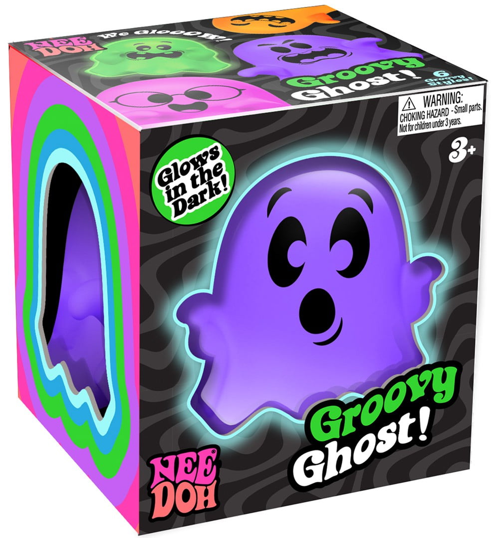 NeeDoh The Groovy Glob Groovy Ghost! Stress Ball (1 RANDOM Figure ...