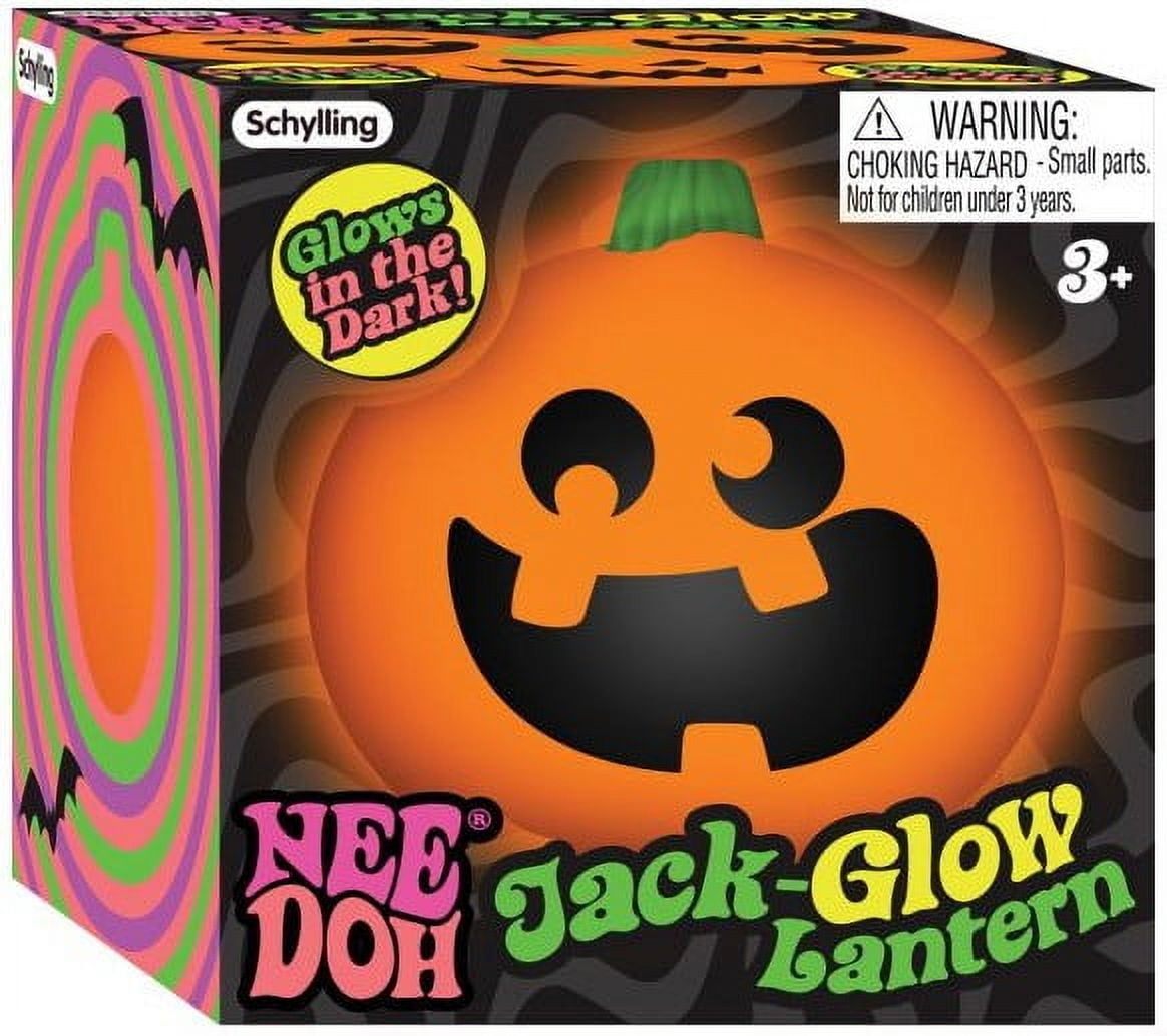 NeeDoh The Groovy Glob Jack-Glow-Lantern Stress Ball (1 RANDOM Figure ...