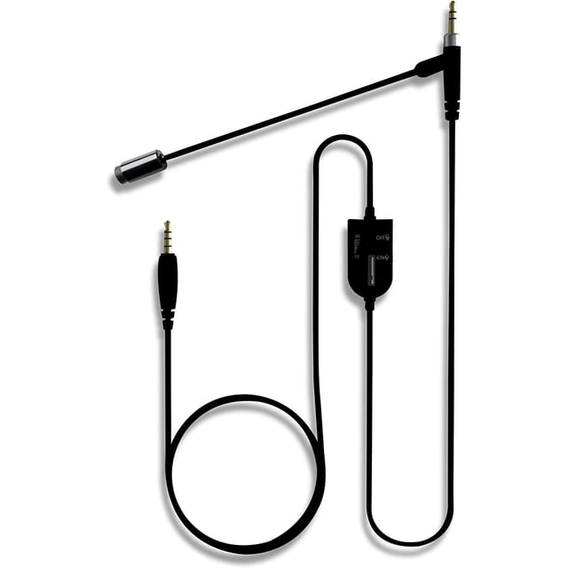 NeeGo 3.5mm Jack Microphone for Headphones Communication Boom Mic for ...