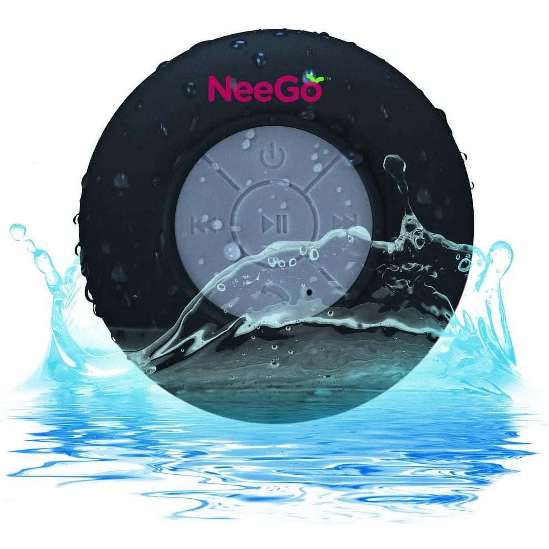 NeeGo Soundplus Shower Speaker with Mic Black - Walmart.com