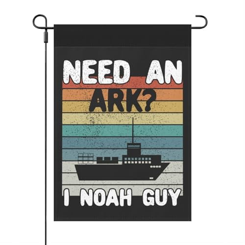 Need An Ark I Noah Guy Outdoor Flag Double Sided, Cute Garden Flag ...