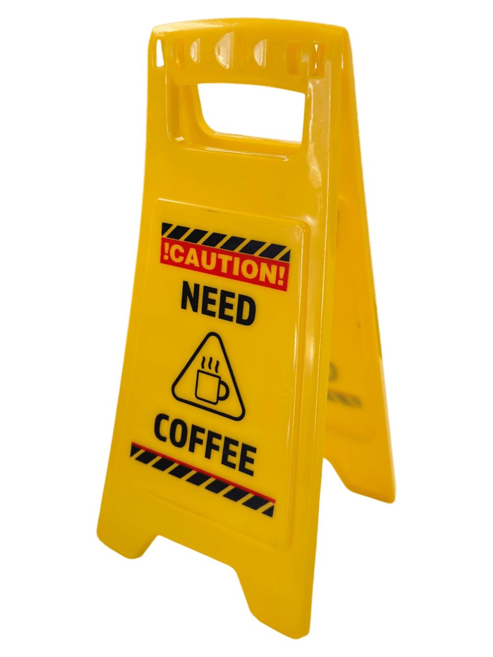 Need Coffee Funny Caution Sign – Gag Gift for Coffee Lovers – Wall ...