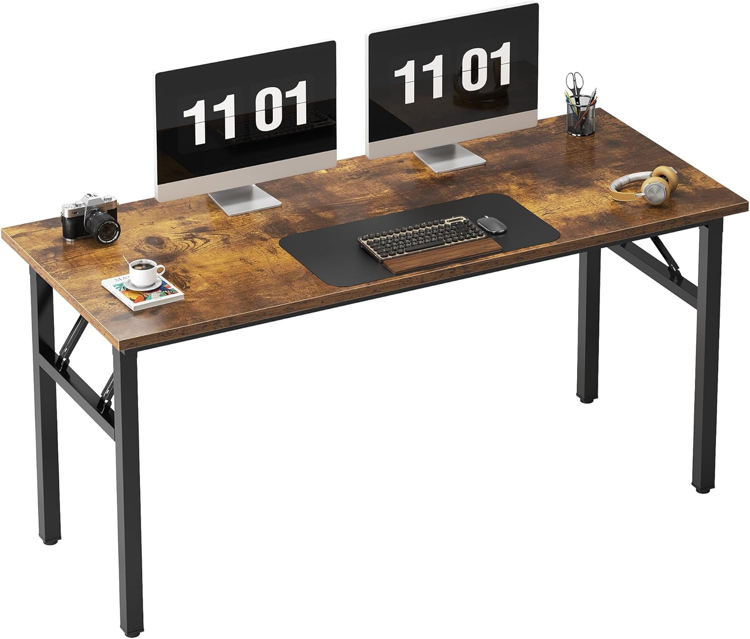 Need Computer Desk Office Desk 55 inches Folding Table Computer Table ...