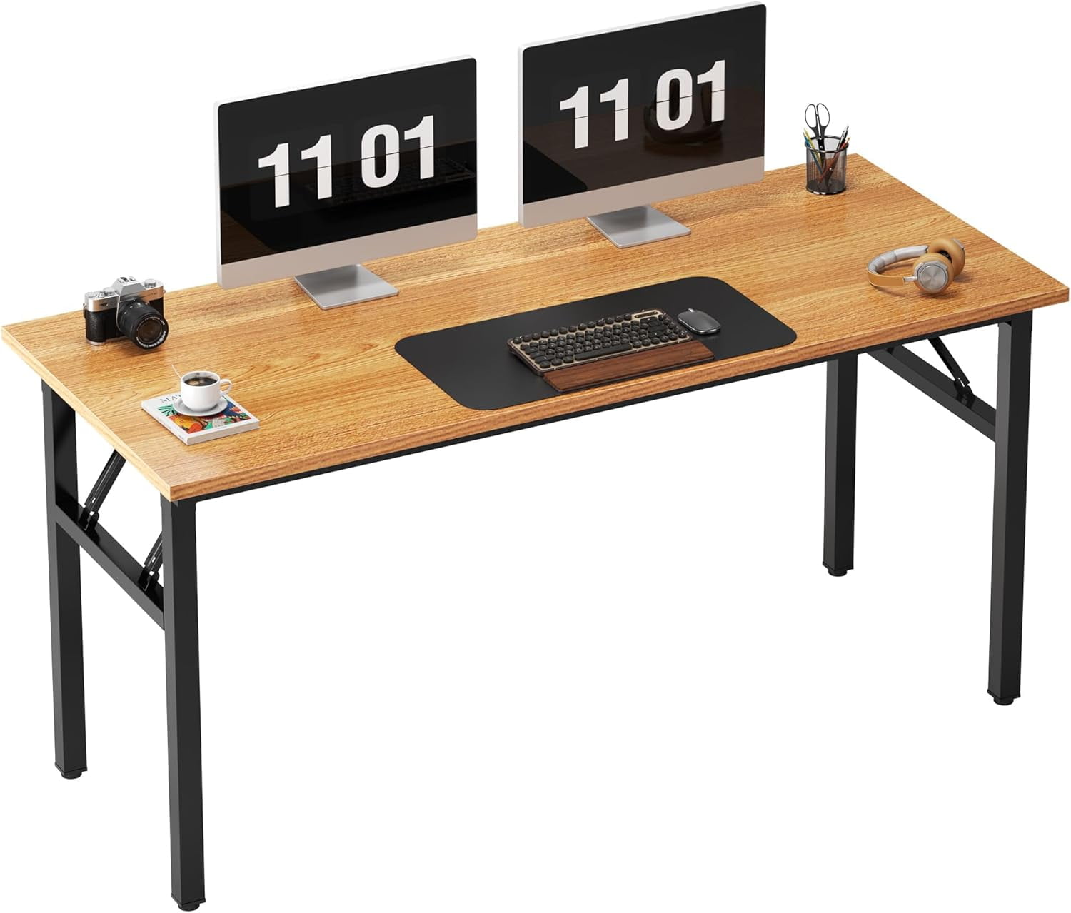 Need Computer Desk Office Desk 55 inches Folding Table Computer Table ...