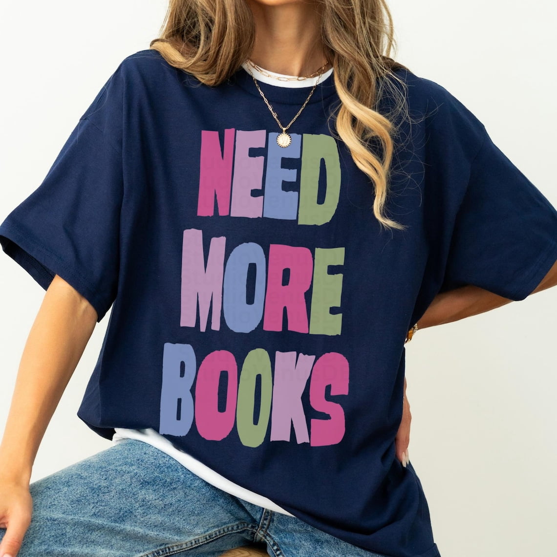 Need More Books Reading Bookworm Graphic T-Shirt - Walmart.com
