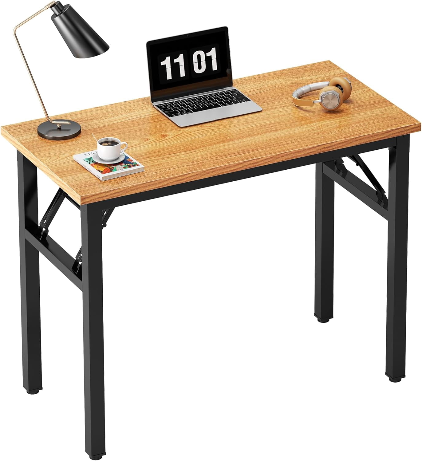 Need Small Computer Desk 31.5 inches Folding Table No Assembly Sturdy ...