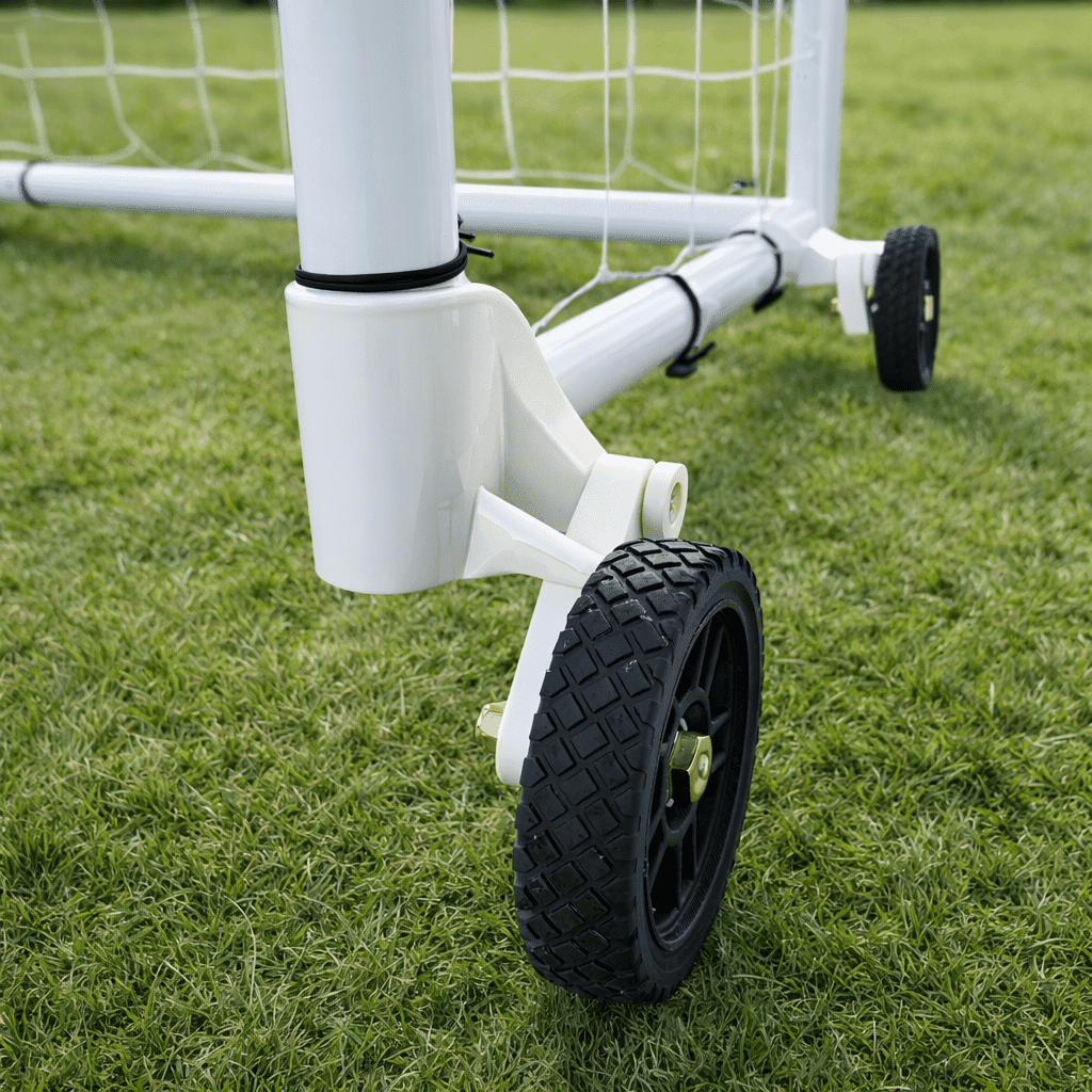 Vallerta Soccer Goal Wheel Kit for 2 in Steel Soccer Goals, 6 in Wheels ...