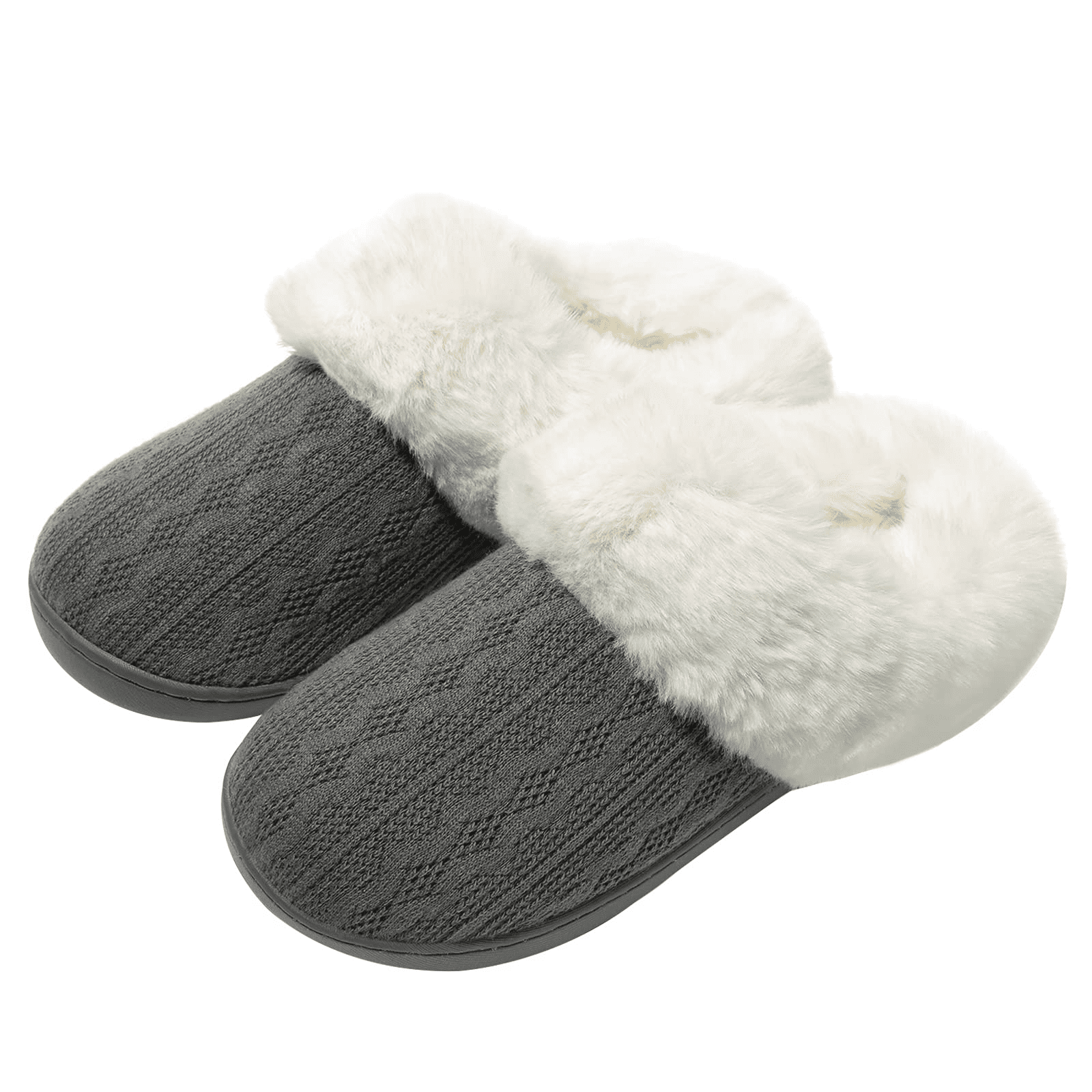 NeedBo Women's Memory Foam Slippers, Soft Warm Indoor Outdoor House ...
