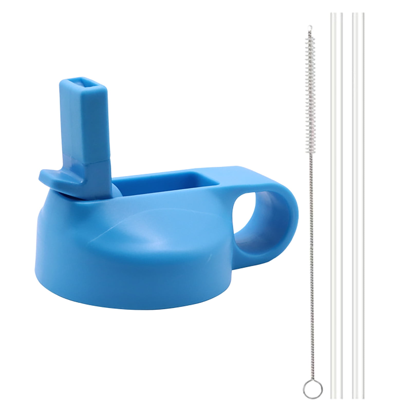 Needhep 2024 New Upgrade Silicone StrawsGlass Straw Clear Straws ...