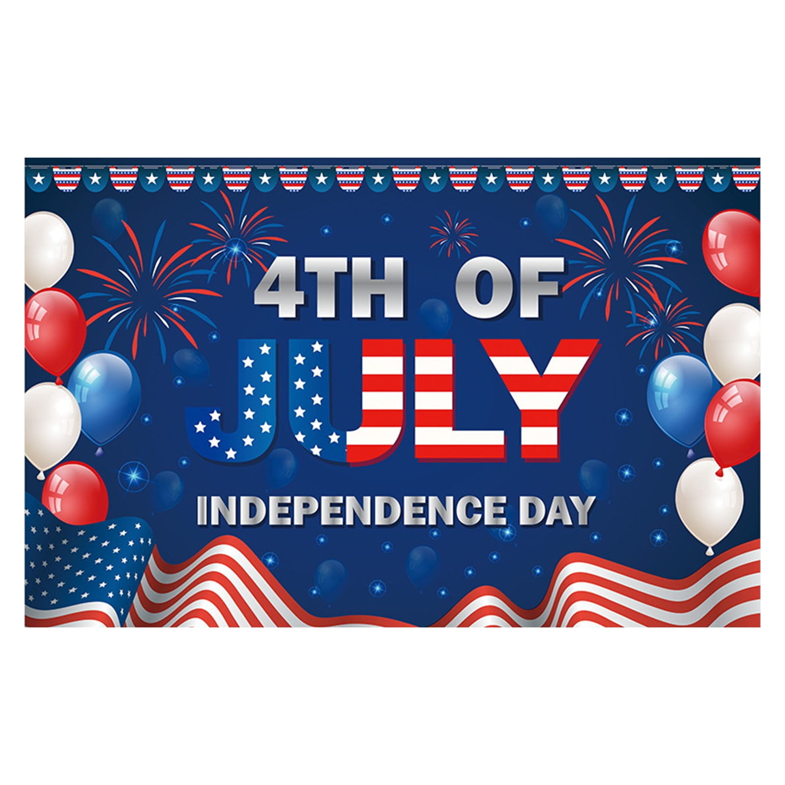Needhep 4th Of July Flag Banners Independence Day Banner, USA Fourth of ...