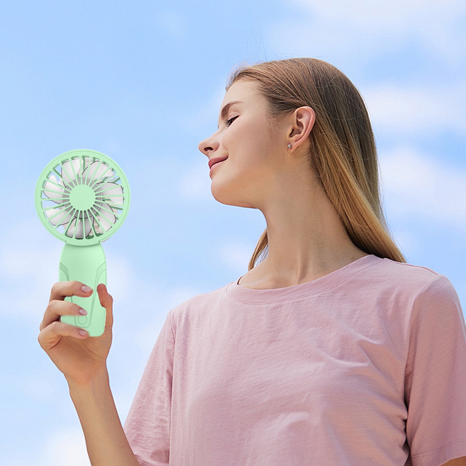 Needhep 90° Oscillating Fans for Indoors,Electric Fan Portable Mini ...